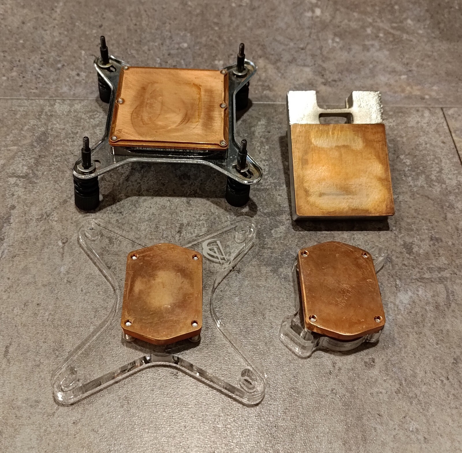 PC Water Liquid Cooling Parts Lot Pump Radiator Block Fittings Gaming ...