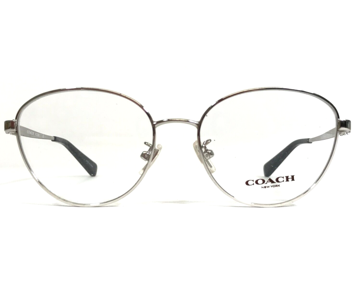Coach Eyeglasses Frames HC 5088 9001 Silver Round Full Wire Rim 51-16 ...