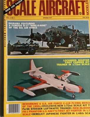 Scale Aircraft Modeler Magazine , SPRING-1977 | eBay