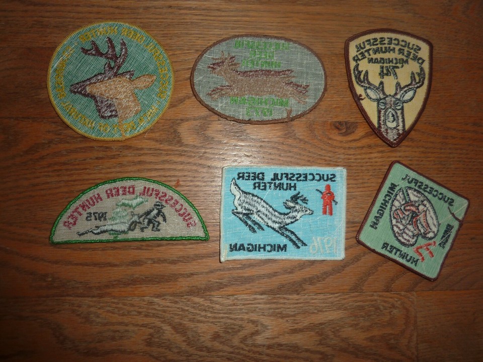 MICHIGAN SUCCESSFUL DEER HUNTING PATCH 1972 THROUGH 1977 CHOICE OF 1 | eBay