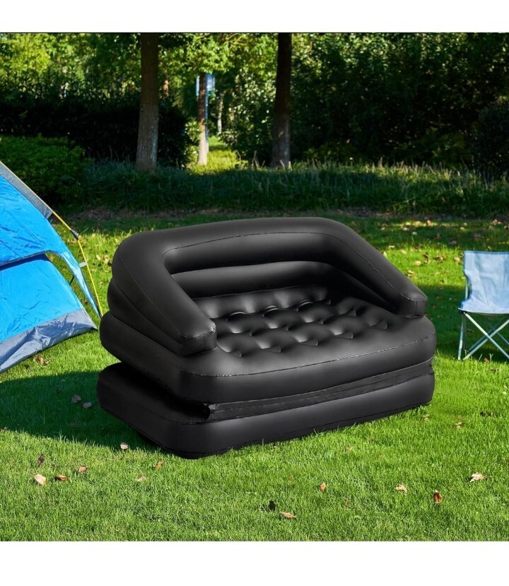DIMAR GARDEN Inflatable Couch Outdoor Blow Up Sofa,Air Sofa Bed for ...