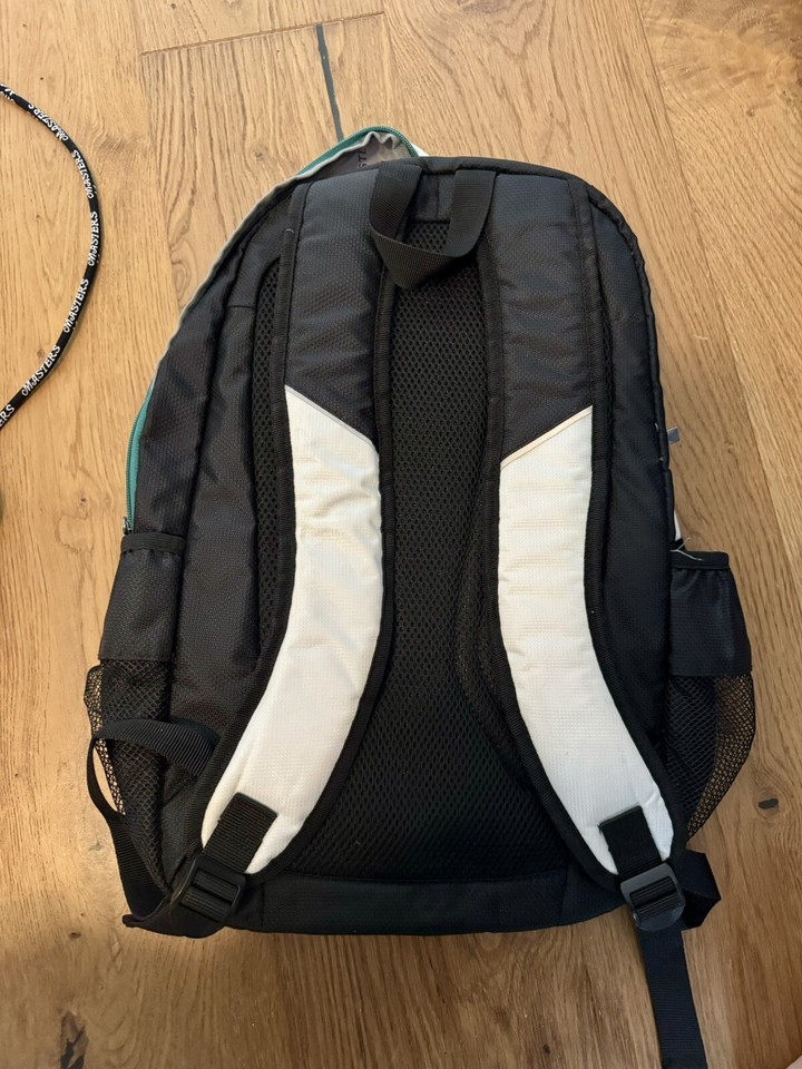 Masters Backpack - Black, White, and Green | eBay
