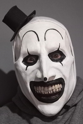 TERRIFIER ART the CLOWN latex MASK gothic horror COSPLAY Halloween Prop ...