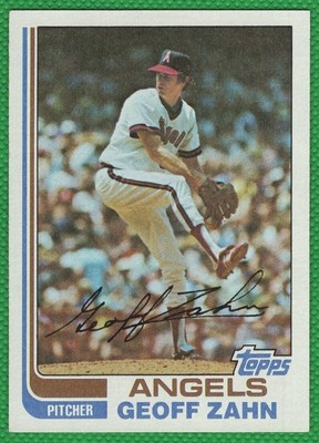 Geoff Zahn - 1982 Topps #229 - California Angels Baseball Card | eBay
