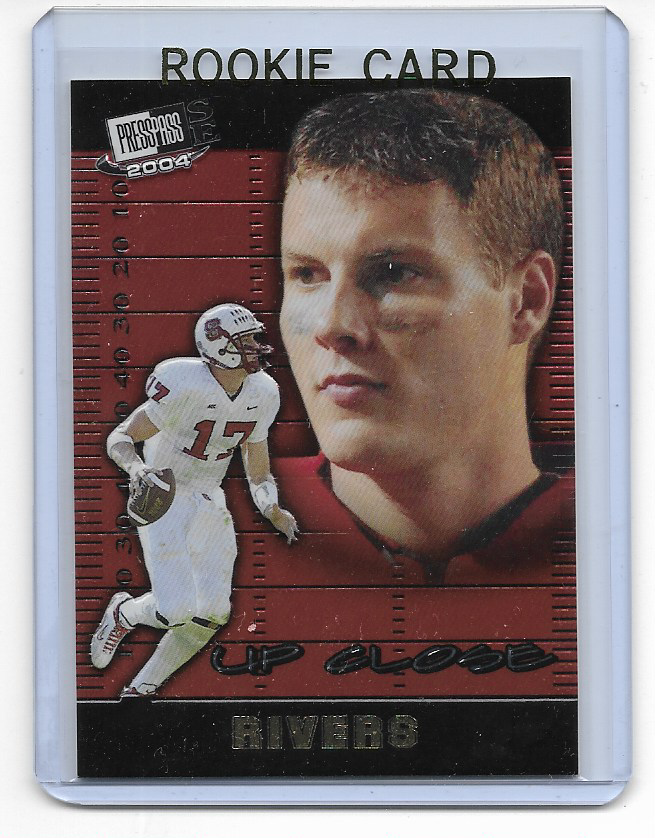 Philip Rivers 2004 Press Pass UP CLOSE Rookie Card #uc5/6. Qty | eBay