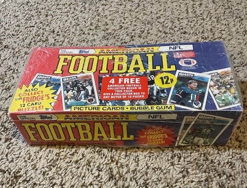 1987 Topps AMERICAN UK Football Wax Box Factory SEALED Unopened Very ...