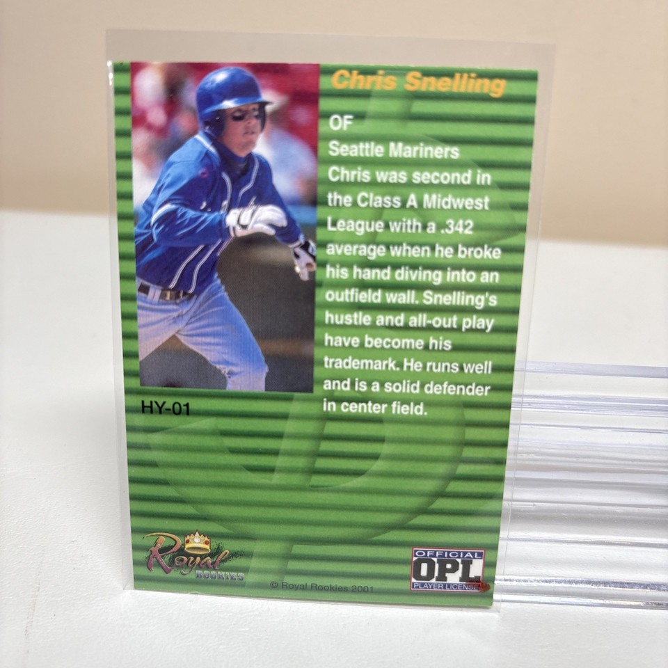 2001 Royal Rookies High Yield Auto /3995 Chris Snelling #HY-01 Auto | eBay