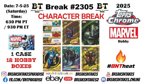 SCARLET WITCH 2025 Topps Chrome Marvel Hobby CASE 12 BOX Break #2305 | eBay