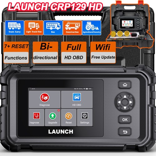LAUNCH 24V Commercial/Heavy Duty Full Systems Scanner OBD Diesel ...