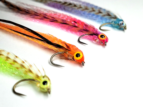 EPOXY MINNOW - 4 Pack - Trout - Fly fishing - Saltwater - Minnow fly ...