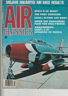 Air Classics Magazine Mojave Unlimited Air Race Results October 1979 ...