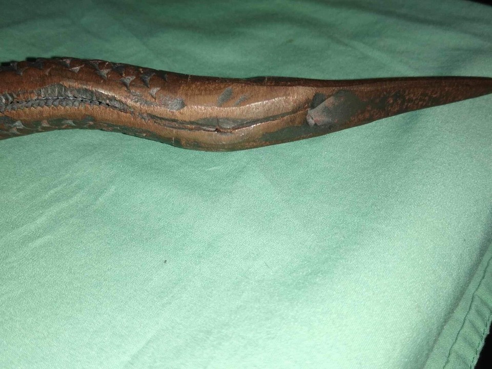 Appalachian Mountain Folk Art Horseshoe Rasp File 18” Snake Blacksmith ...