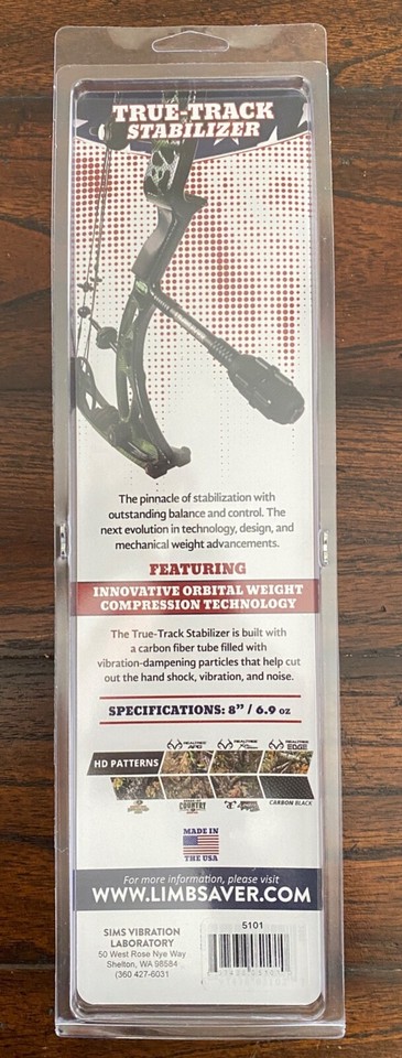 Limbsaver True Track 8in Black Archery Stabilizer Bar #5101 | eBay