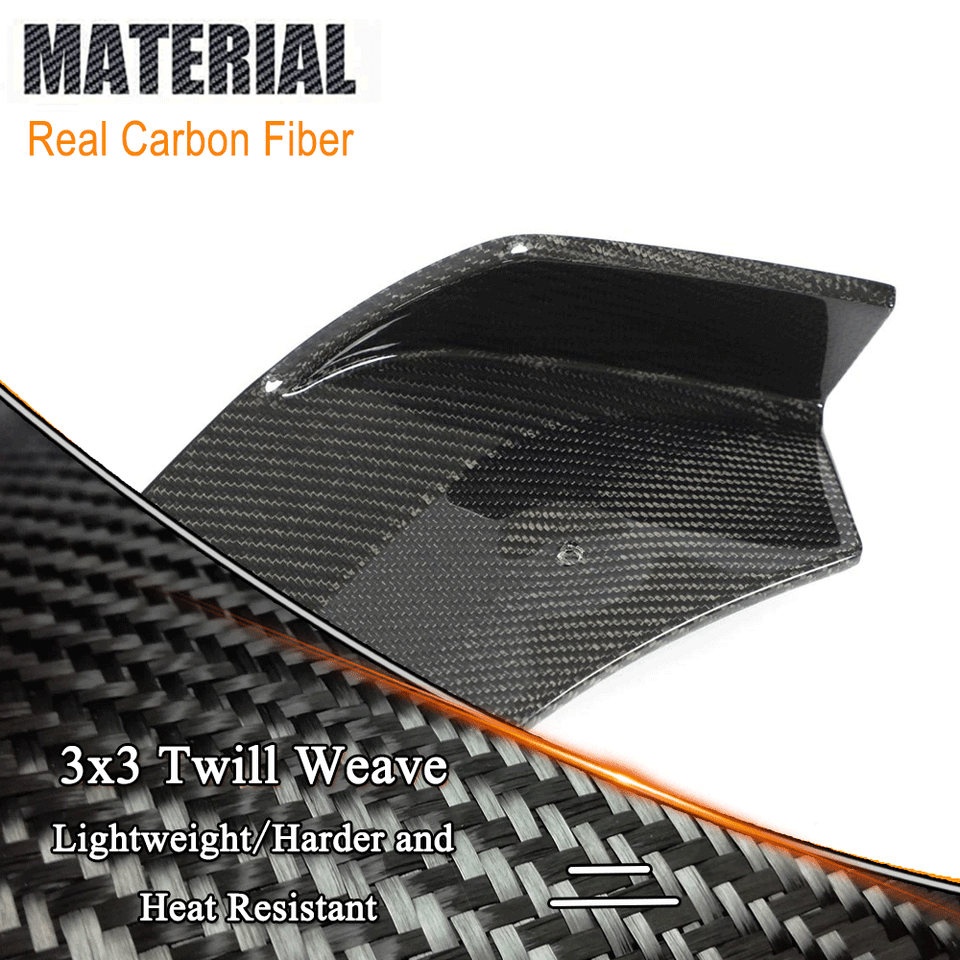 For Chevrolet Corvette C8 Stingray 20UP REAl Carbon Rear Bumper ...