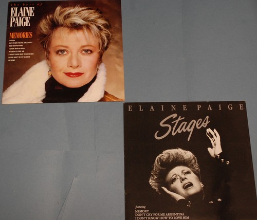 Elaine Paige - Stages LP / The Best of Elaine Paige - Memories - Vinyl ...