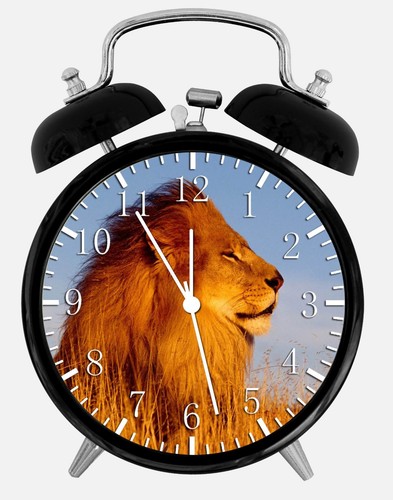 Lion Alarm Desk Clock 3.75" Home or Office Decor W135 Nice For Gifts | eBay