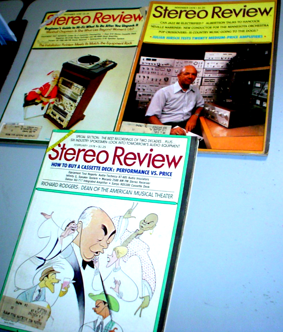 STEREO REVIEW MAGAZINE 1978 3 ISSUES High Fidelity Record Equipment | eBay