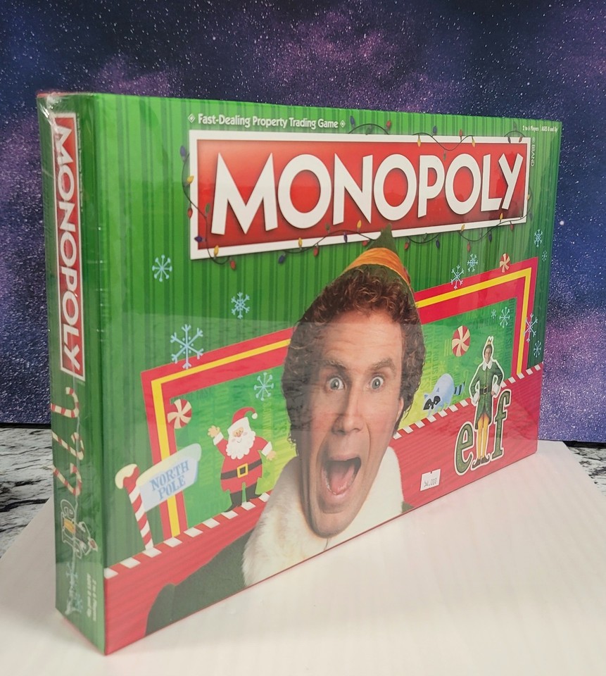 Monopoly Buddy The Elf Christmas Movie Board Game - NEW SEALED ...