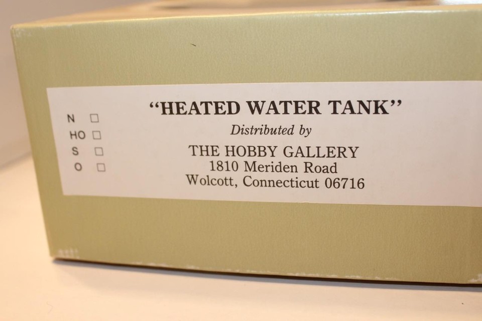 THE HOBBY GALLERY (FORMELY CROW RIVER PRODUCTS) HO SCALE HEATED WATER ...
