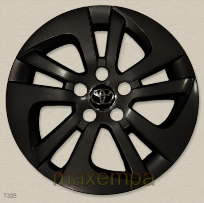 Hubcaps Genuine OEM Toyota Wheel Covers 15in Alloy Rims Prius Black | eBay