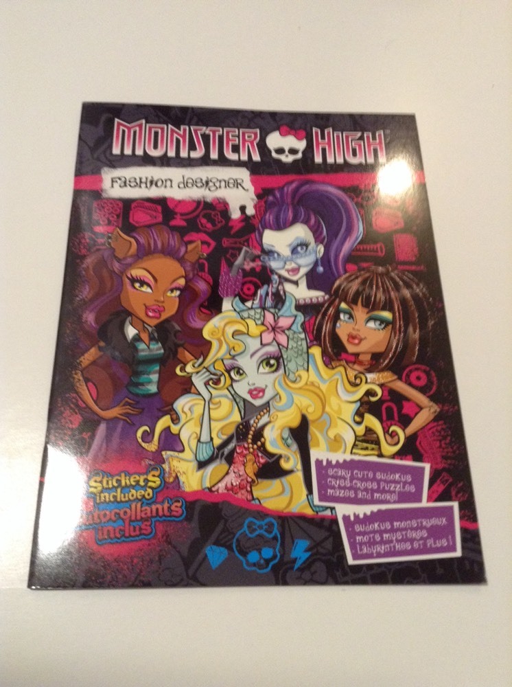 Monster High Activity Book Stickers Fashion Designer 2014 NEW | eBay