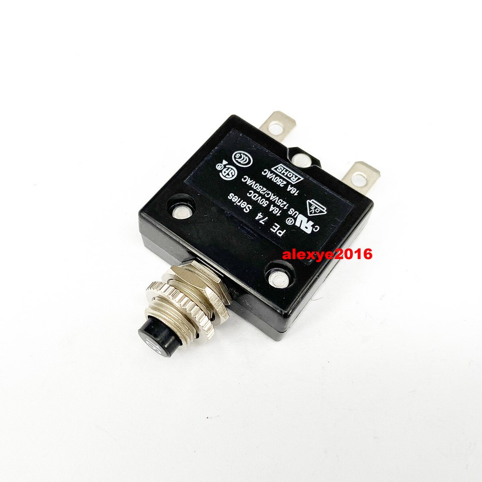 JMB JOEMEX ELECTRIC CORP PE 74 Series Circuit Breaker 16A 125/250VAC ...