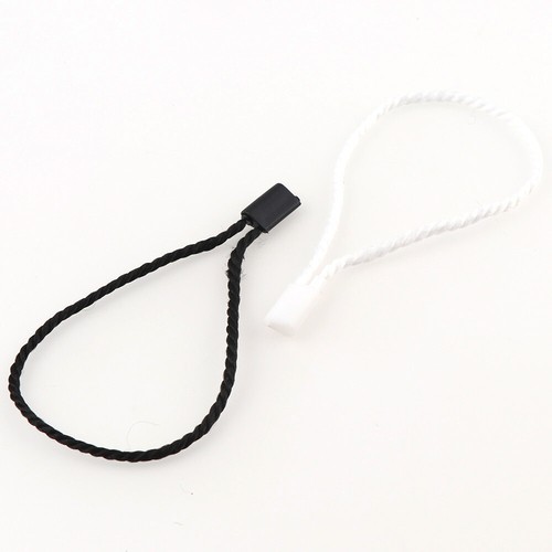 100 Pcs Hang Tag String Snap Loop Lock Pin Rope Cords Fastener Ties ...