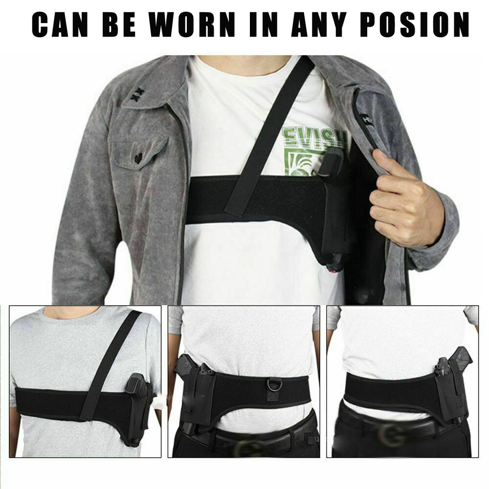 Gun Holster Tactical Concealed Carry Left/Right Hand&Underarm Shoulder ...