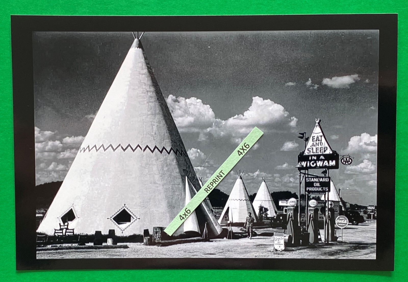 Found PHOTO Old WIG WAM Gas Service Station on Route 66 | eBay