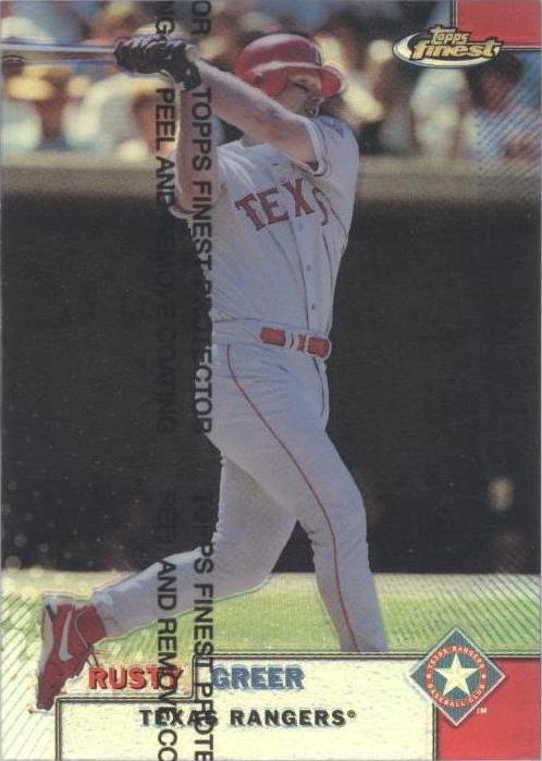 1999 Topps Finest - Rusty Greer #92 Refractor for sale online | eBay