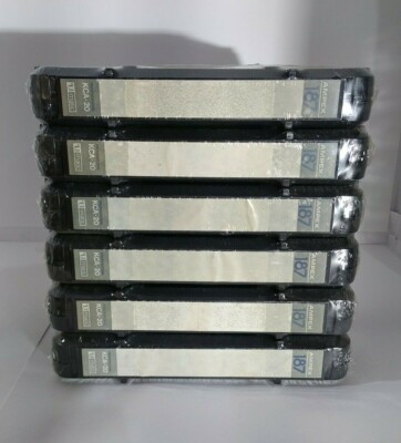 Lot of 6 Ampex 187 Professional KCA-20 Video Recording Tapes | eBay
