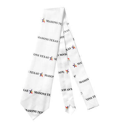 Masonic OES Order of Eastern Star Masons Texas Tie | eBay UK
