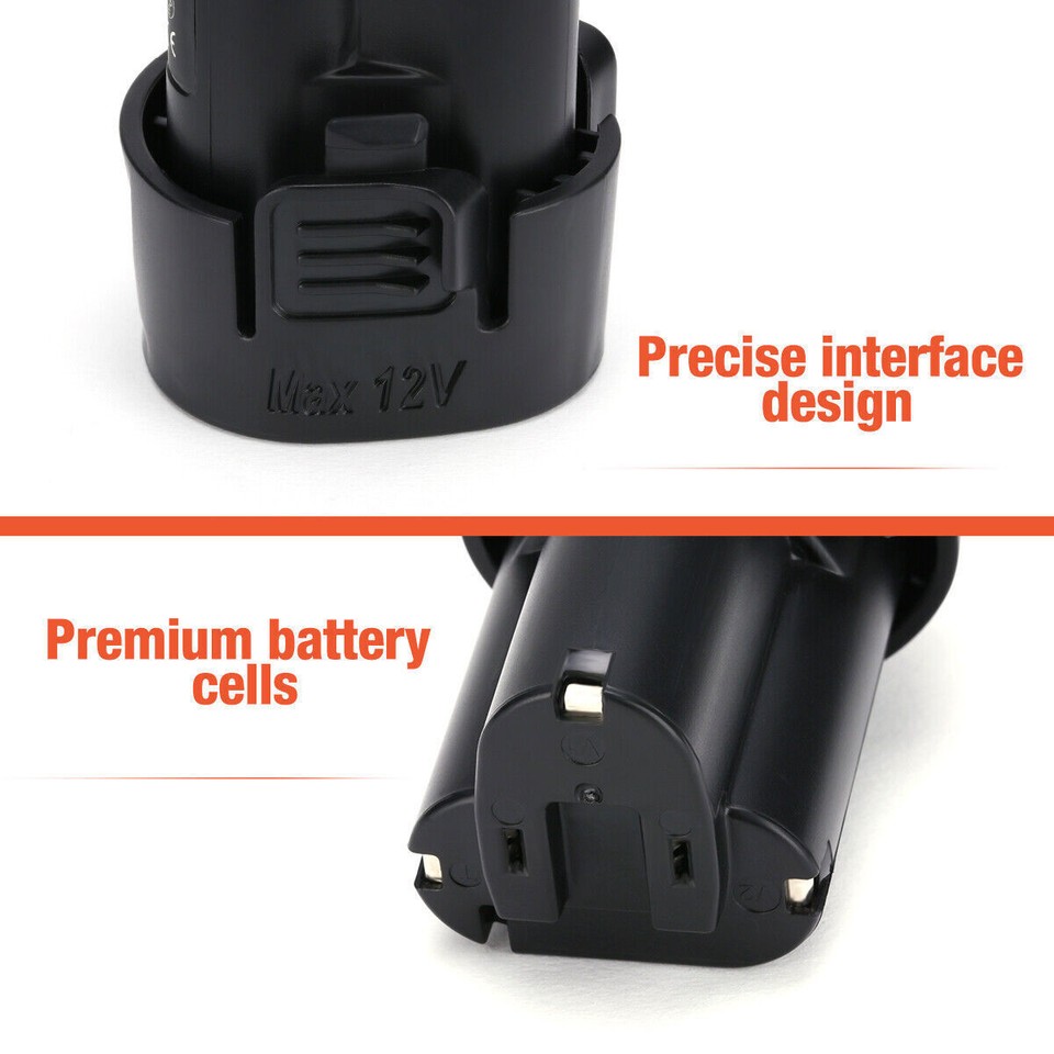 2X For MAKITA 10.8 Volt BL1013 BL1014 12V Lithium Battery 195332-9 ...