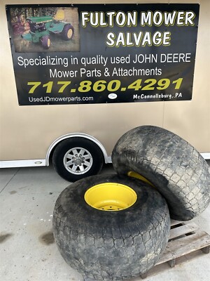 JOHN DEERE 4300 REAR WHEEL AND TIRES 41/18LX16.1 GALAXY TURF SPECIAL ...