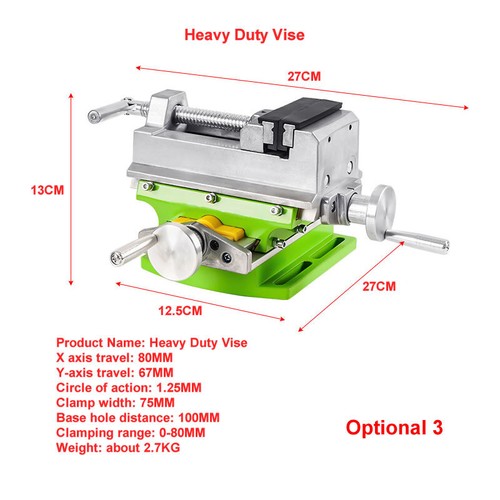 Electric Bench Drill Vise Fixture Drilling MachineVariable Speed ...
