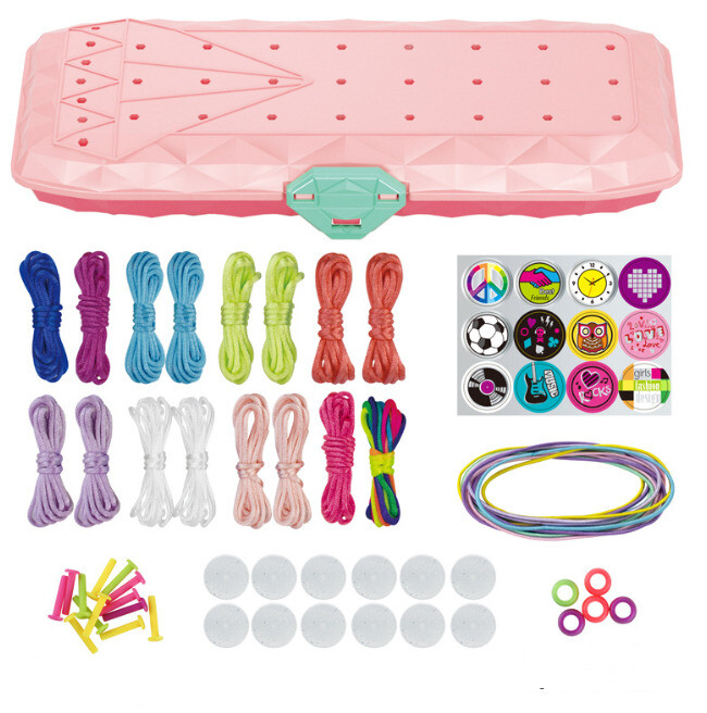 Friendship Bracelet Making Kit DIY Craft Girls Kids Bracelet Maker Set ...