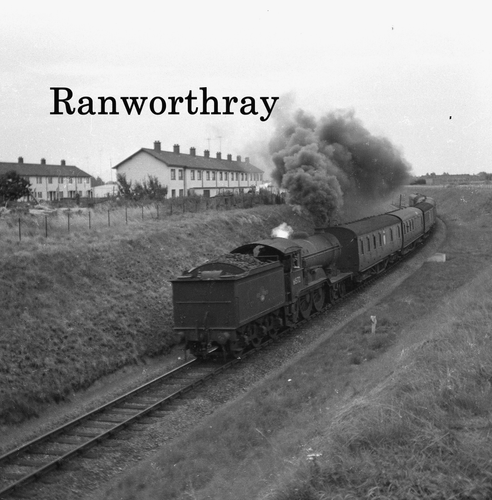 Orig Railway Negative 61572 Steam Loco Felixstowe Suffolk B.R Rail 1958 ...