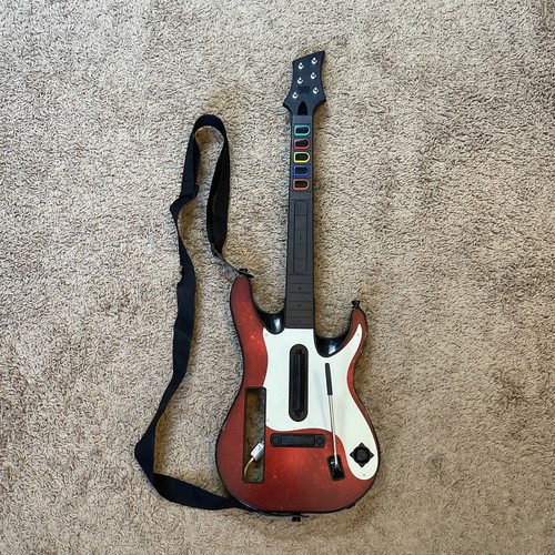 Untested Guitar Hero 5 Wireless Controller 95911.805 Red White ...