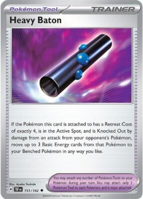 Pokemon Heavy Baton (151/224) Temporal Forces NM | eBay
