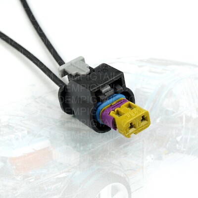 OEM 2 Pin Flat Connector Pigtail Plug For VW Volkswagen 4F0973702A ...