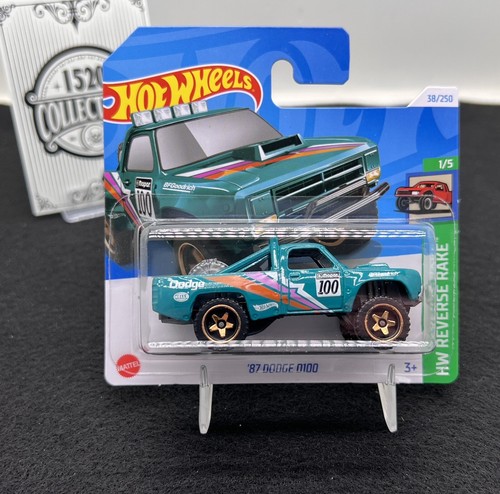 2024 Hot Wheels 38/250-'87 Dodge D100-HW Reverse Rake 1/5 (HTB89-N521 ...