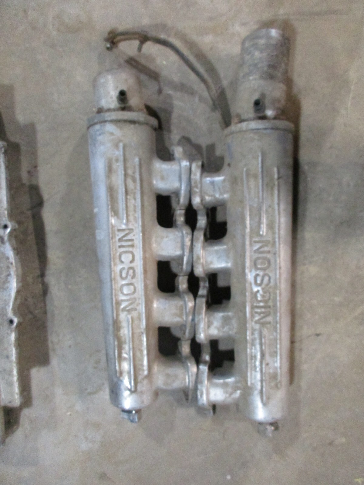 Nicson Marine 454 or 427 BBC Water Cooled Exhaust Manifolds V-Drive Jet ...