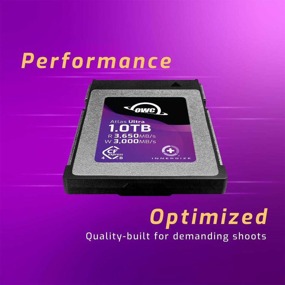 OWC Atlas Ultra 1.0TB High-Performance CFexpress 4.0 Type B Memory Card ...