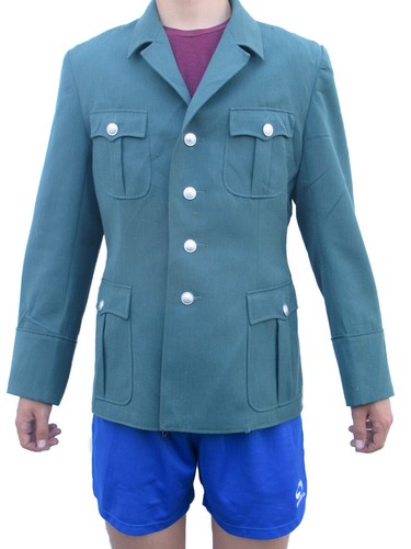 Vintage 1980s East German volkspolizei blazer jacket coat DDR army ...