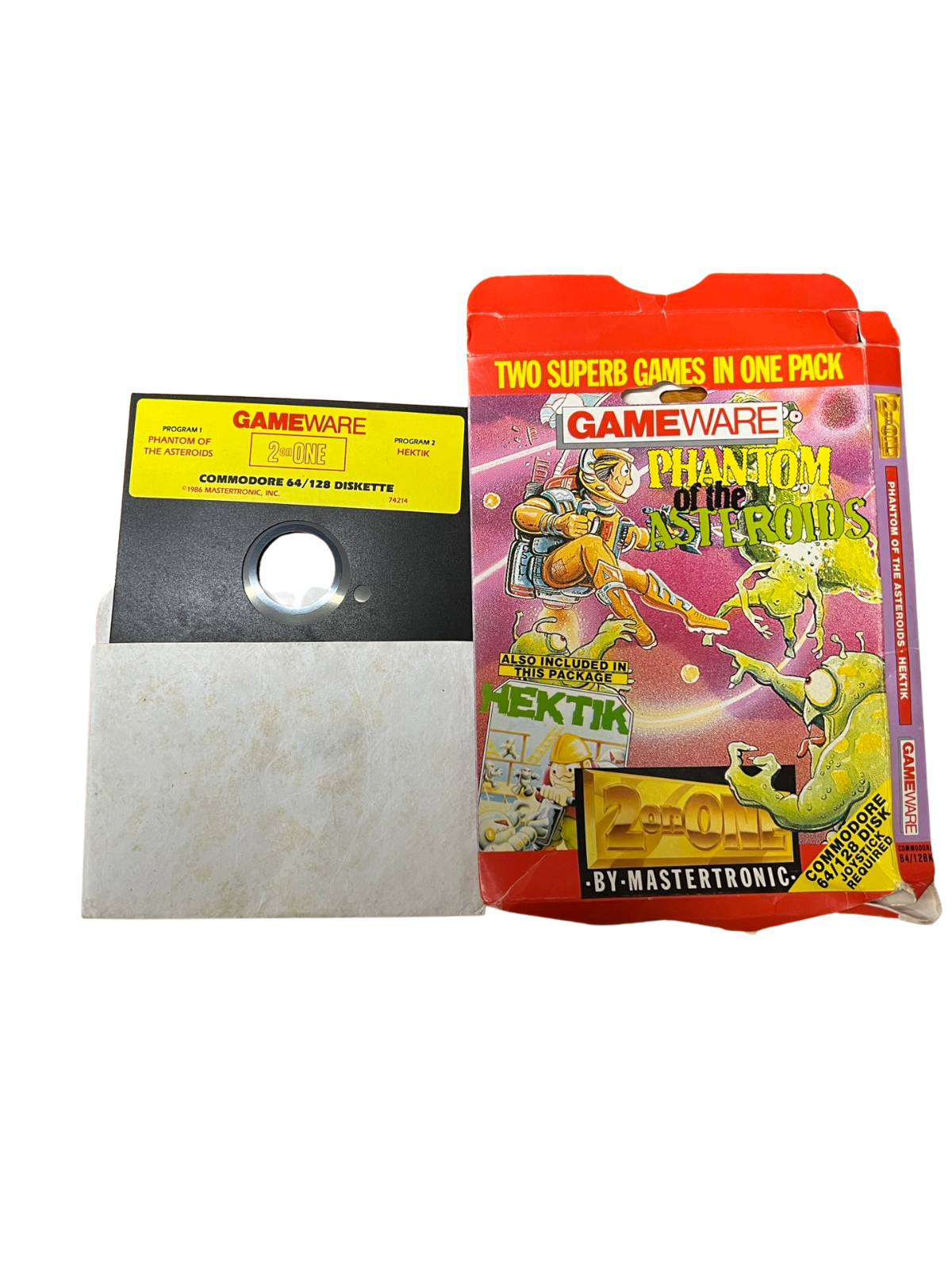 Phantom of the asteroids and Hektik by Mastertronic commodore 64/128 | eBay