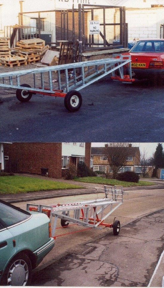 SOLD Car Repair Ramps Sit Under UK Seesaw Four 4 Poster Workshop ...
