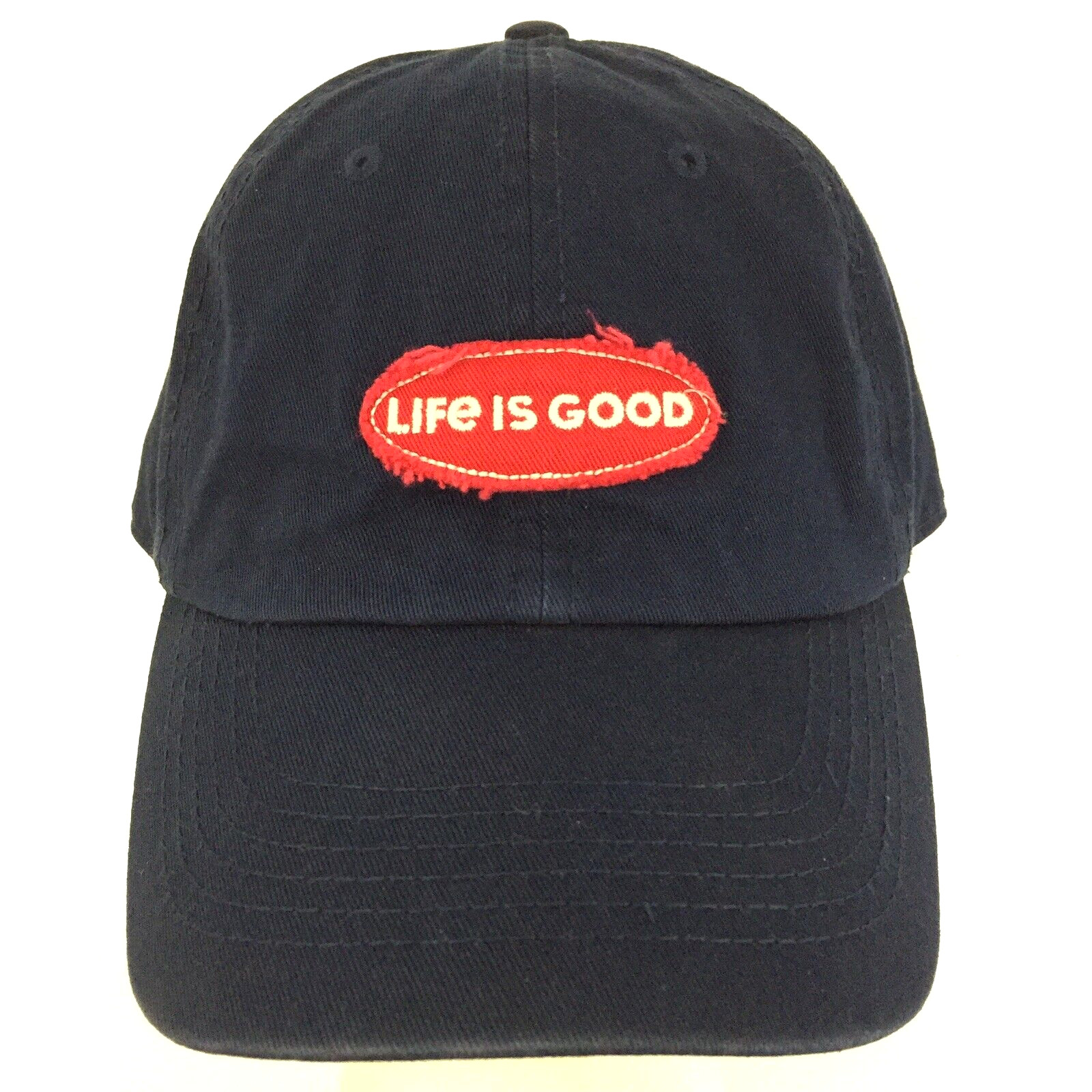 Life Is Good Patch Hat Script Logo Hike Camp Outdoor … - Gem