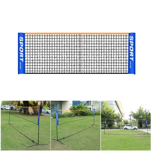 Foldable Portable Badminton Mesh Volleyball Net Set Beach Sport Outdoor ...