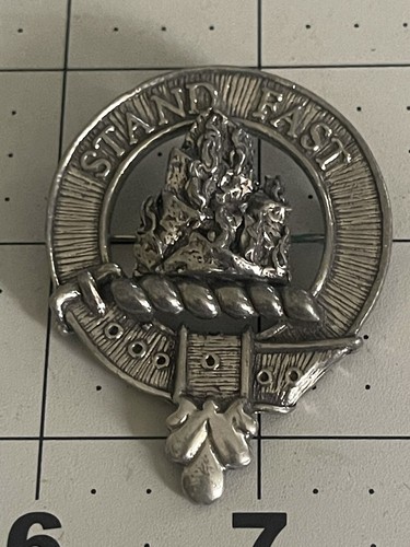 Scottish Clan Crest Pewter Badge or Kilt Pin | eBay