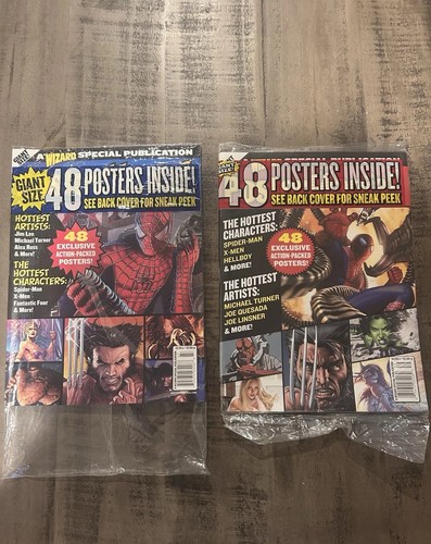 Wizard Magazine POSTERMANIA Bundle! 48 Posters Each (96 Total Posters ...